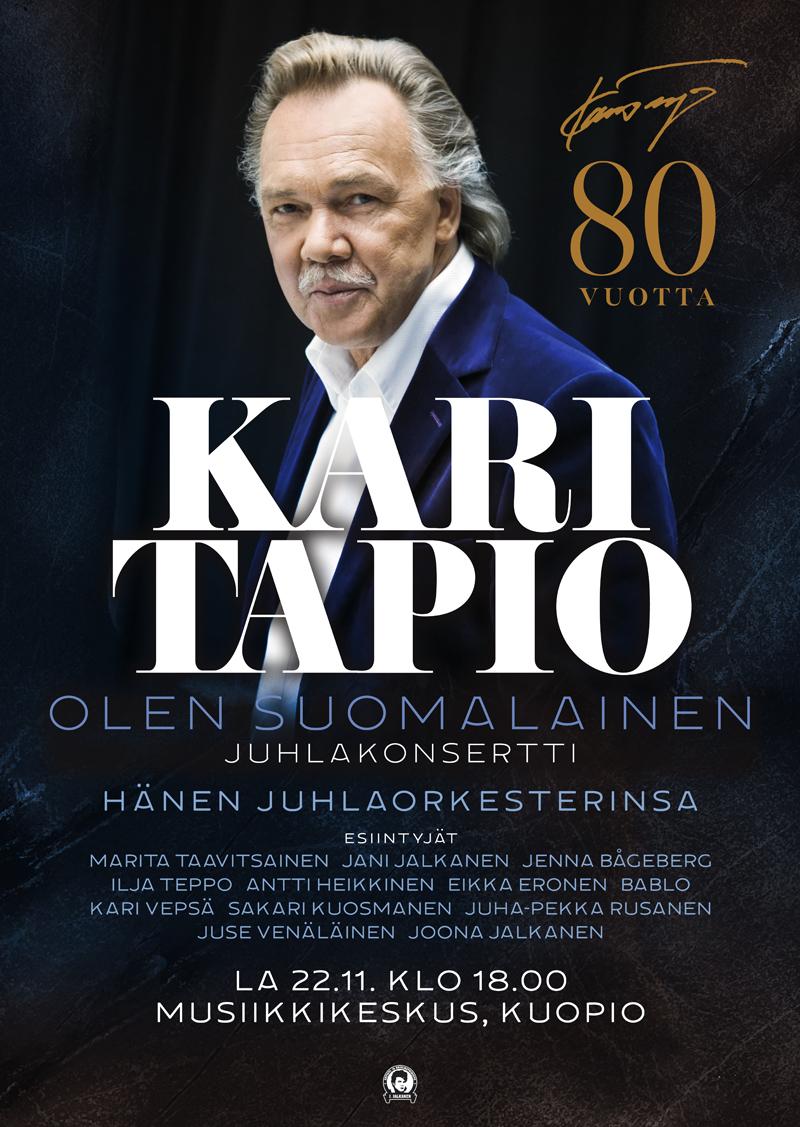 Kari Tapio juhlakonsertti - Kuopion Eläkkeensaajat ry